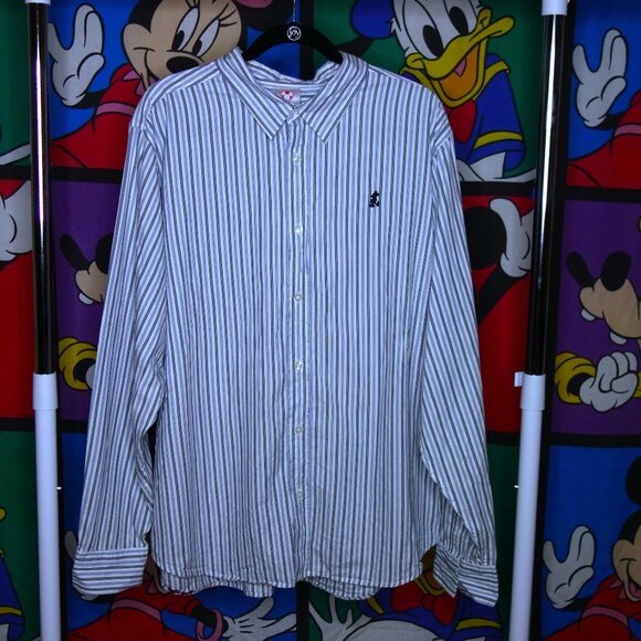 Disney | Shirts | Nwot Vintage Long Sleeve Mickey Mouse Button Up ...